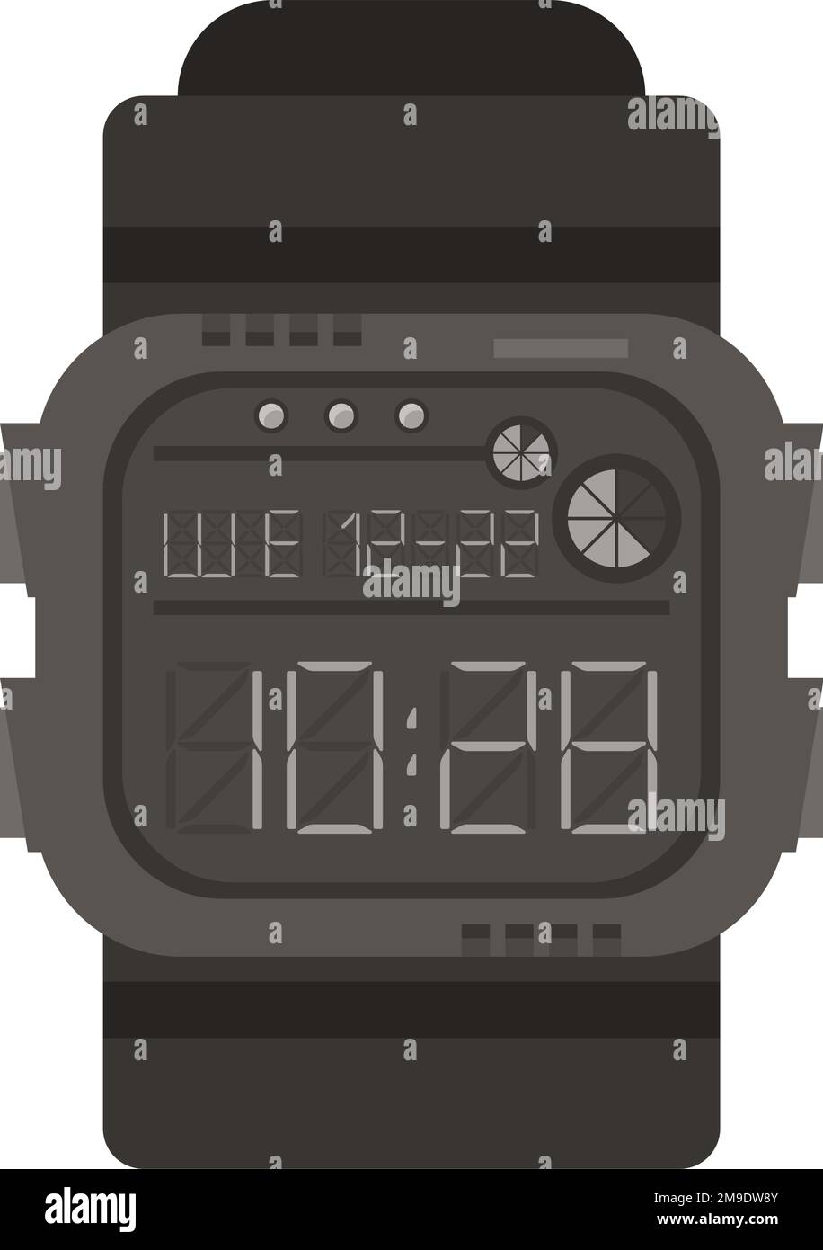 sport digital watch Stock Vector Image & Art - Alamy