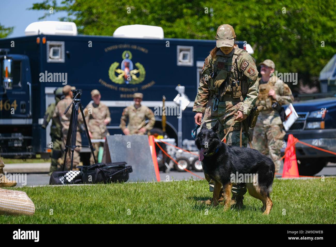SSgt Amelia Ruiz, 35th Security Forces Military Working Dog Handler ...
