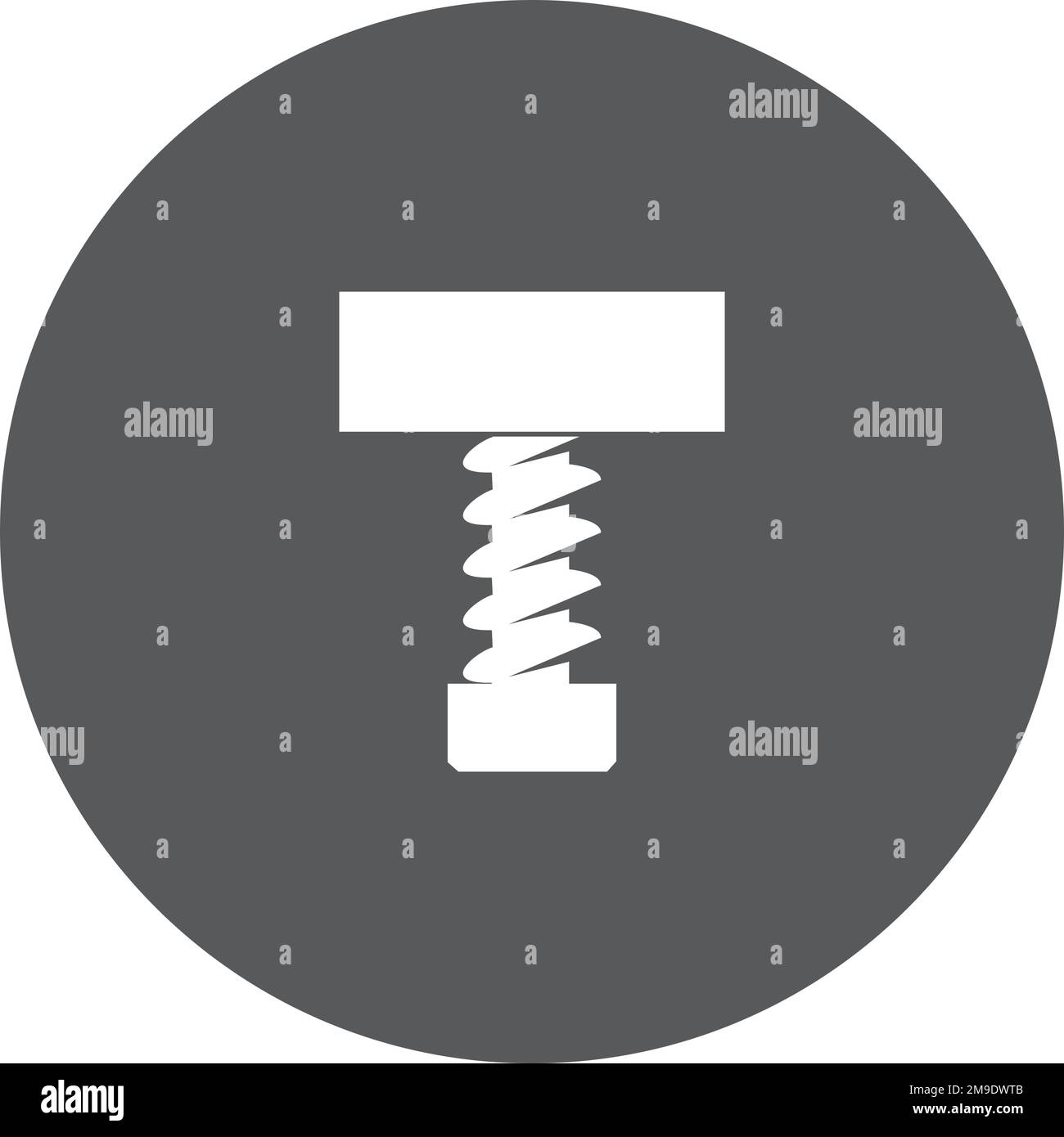 screw logo vector illustration design Stock Vector Image & Art - Alamy