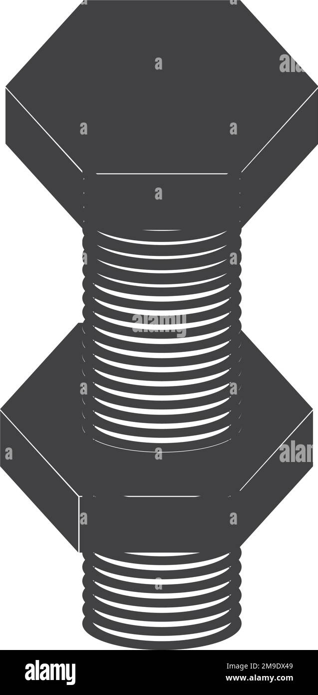 nut and bolt logo vector template Stock Vector Image & Art - Alamy