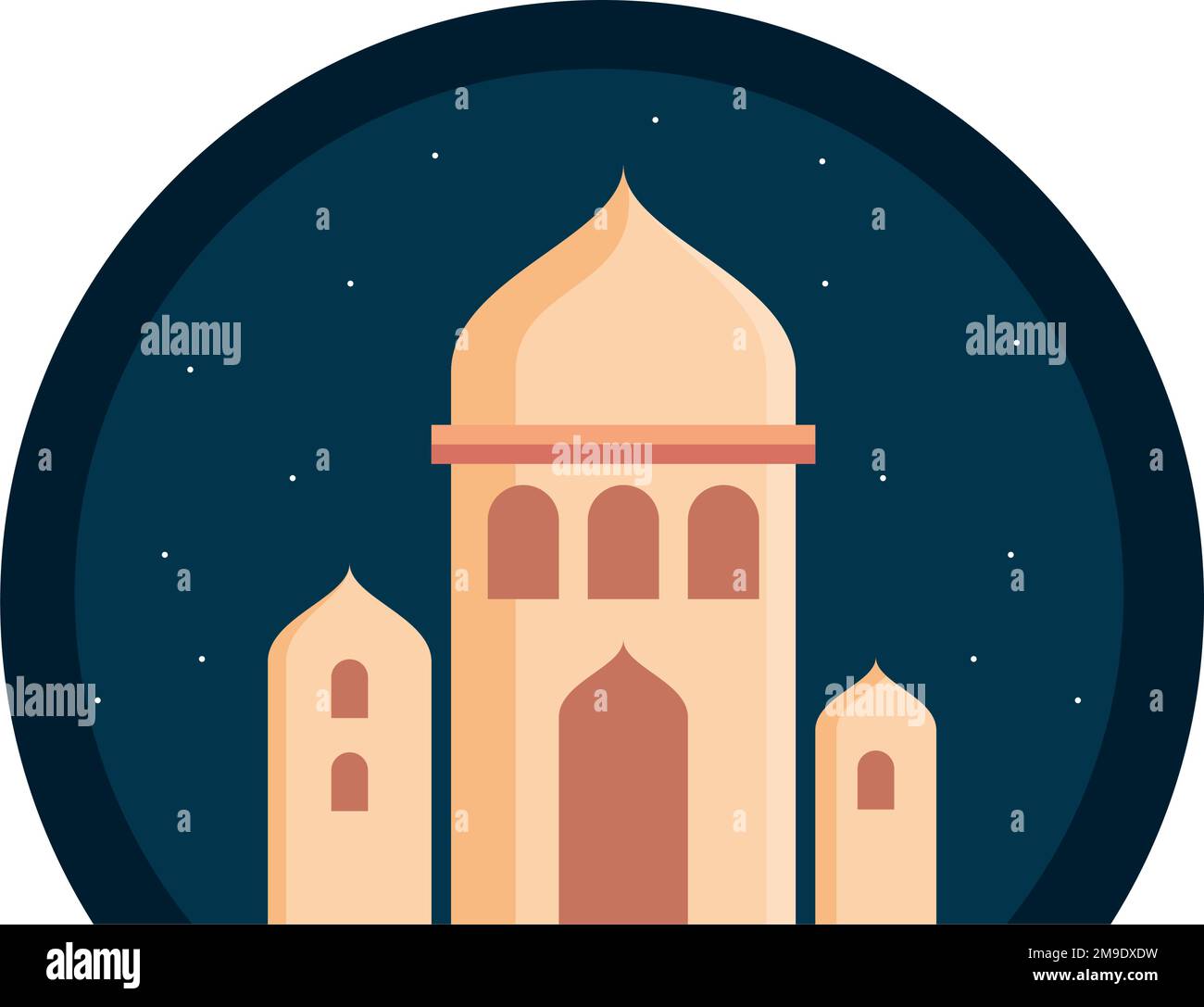 muslim mosque tower Stock Vector Image & Art - Alamy