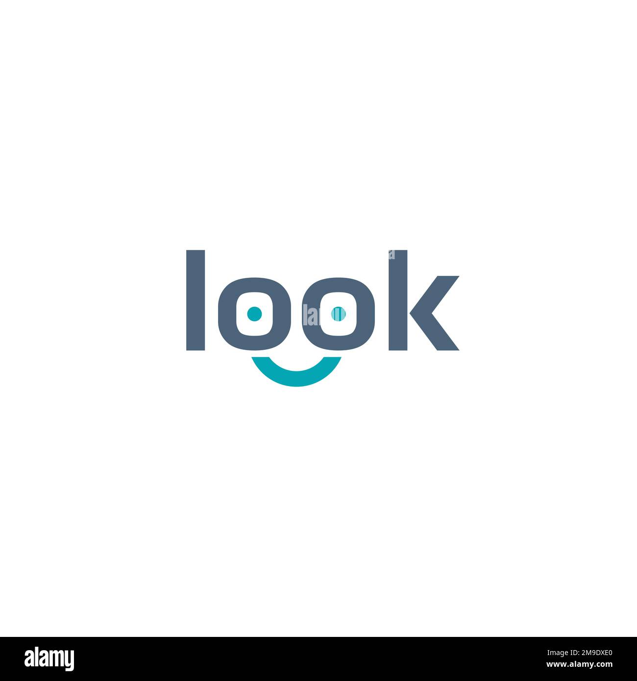 Look Logo Design Simple and Unique Design Stock Vector Image & Art - Alamy
