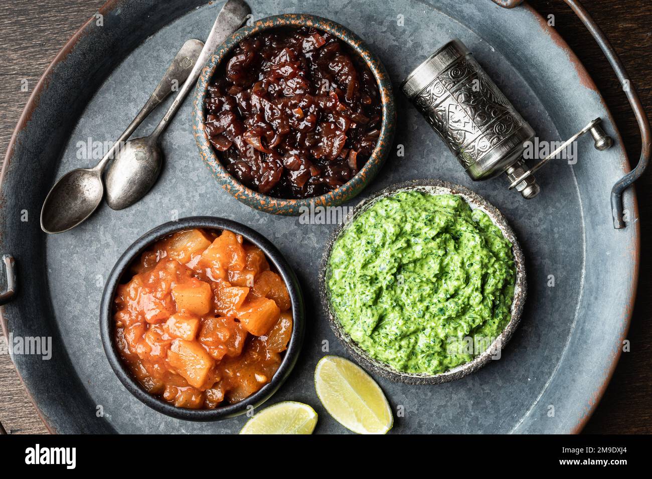 Chutneys sauce hi-res stock photography and images - Alamy