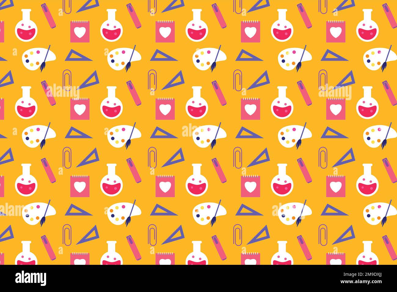 Educational seamless pattern decoration for the backdrop, wallpaper ...
