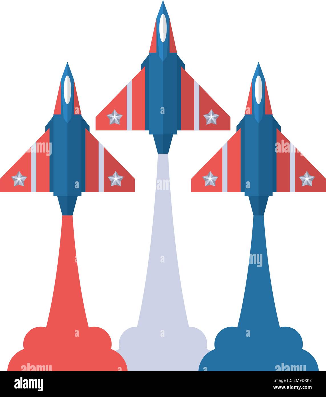 usa flags in airplanes Stock Vector Image & Art - Alamy