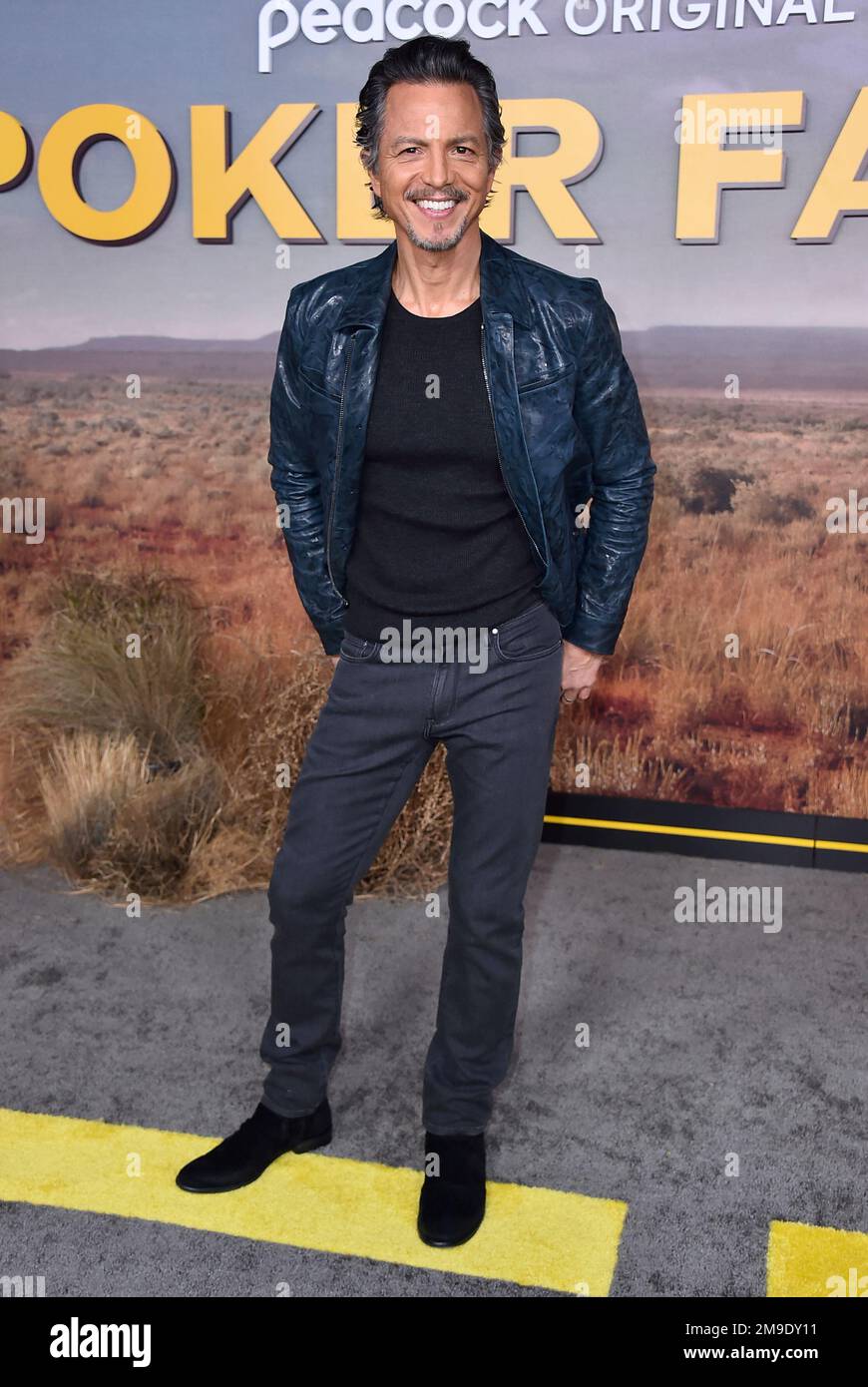 Benjamin Bratt arrives at the premiere of "Poker Face," Tuesday, Jan ...