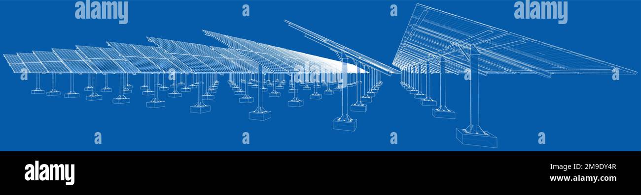 Solar Panel Concept. Vector Stock Vector Image & Art - Alamy