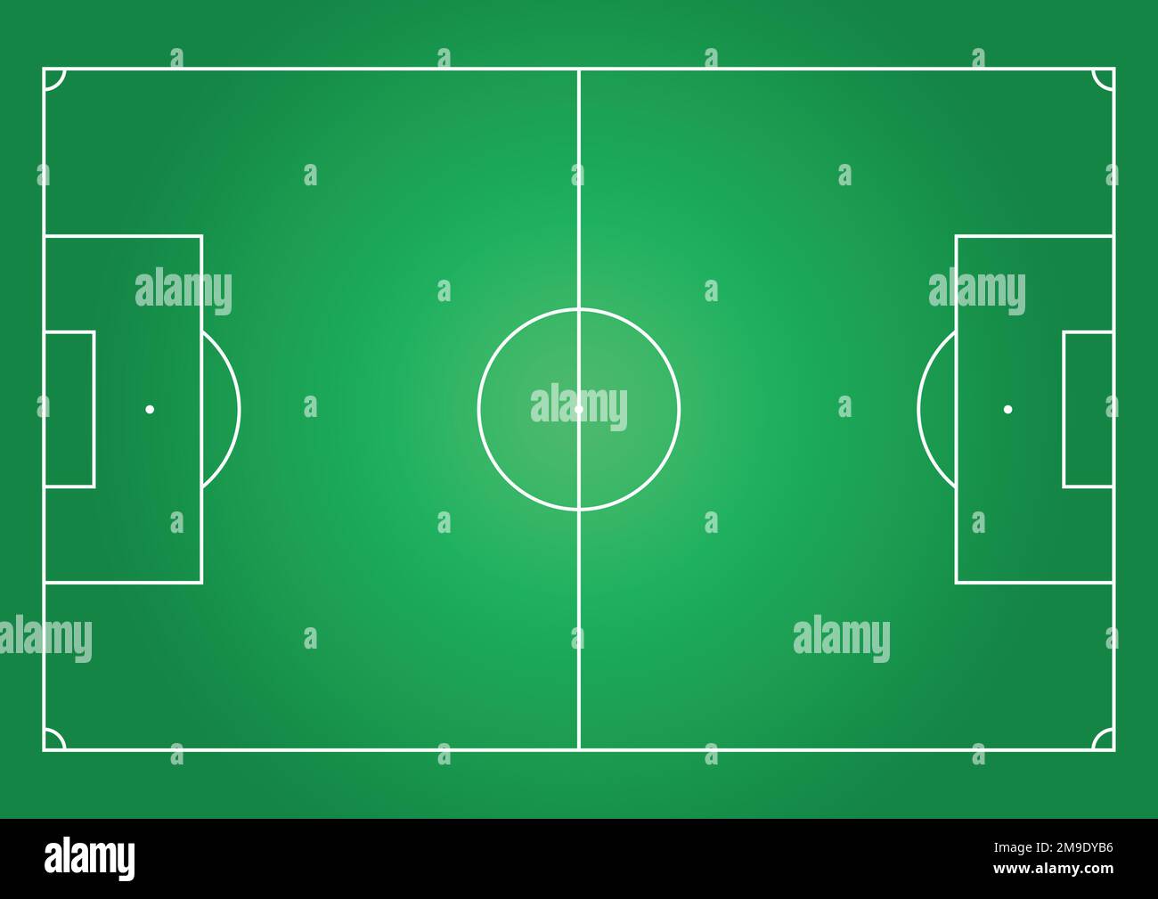 Football soccer field arena. Vector Illustration Stock Vector Image ...