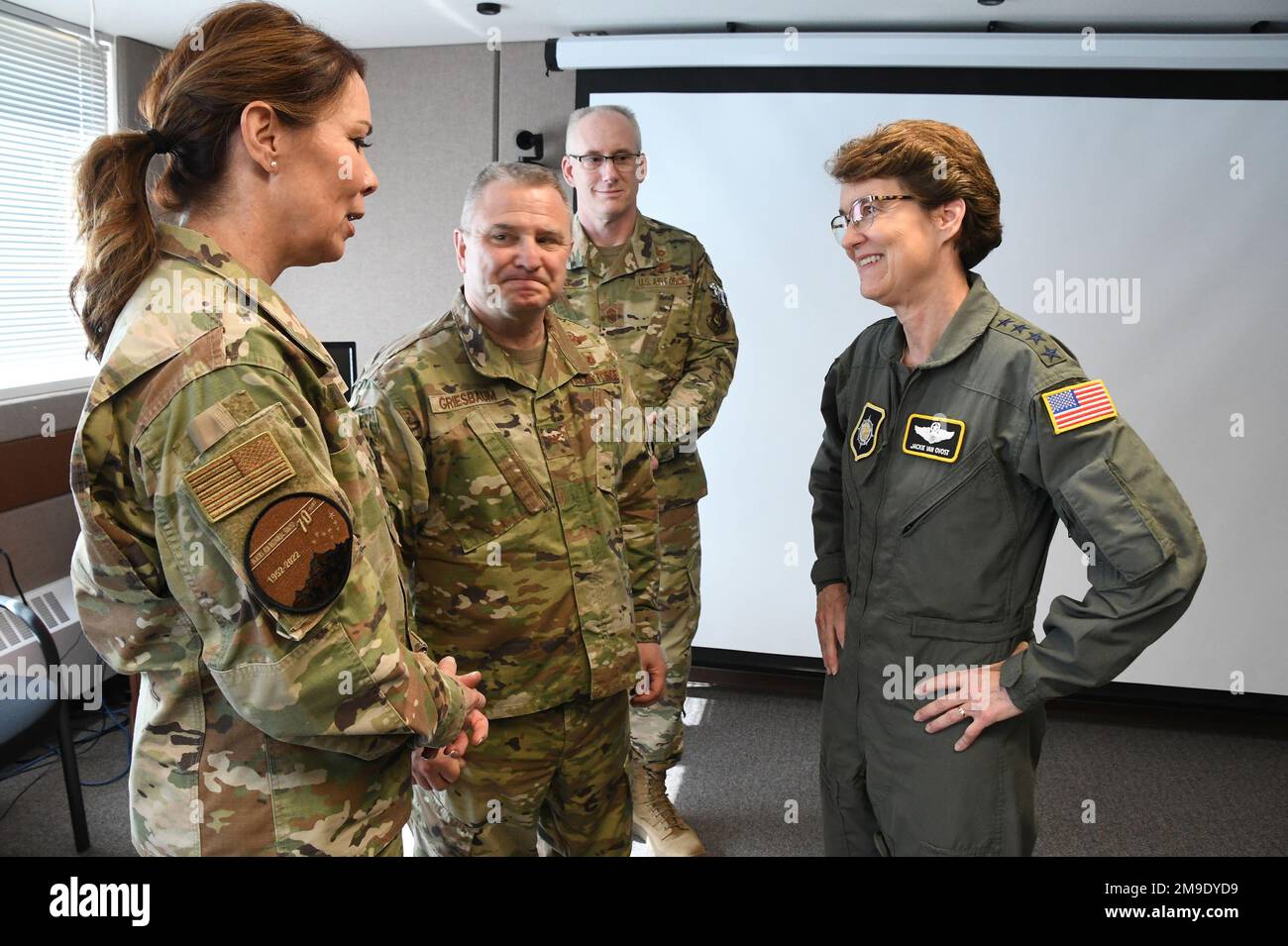 U.S. Air Force Gen. Jacqueline D. Van Ovost, commander, U.S ...