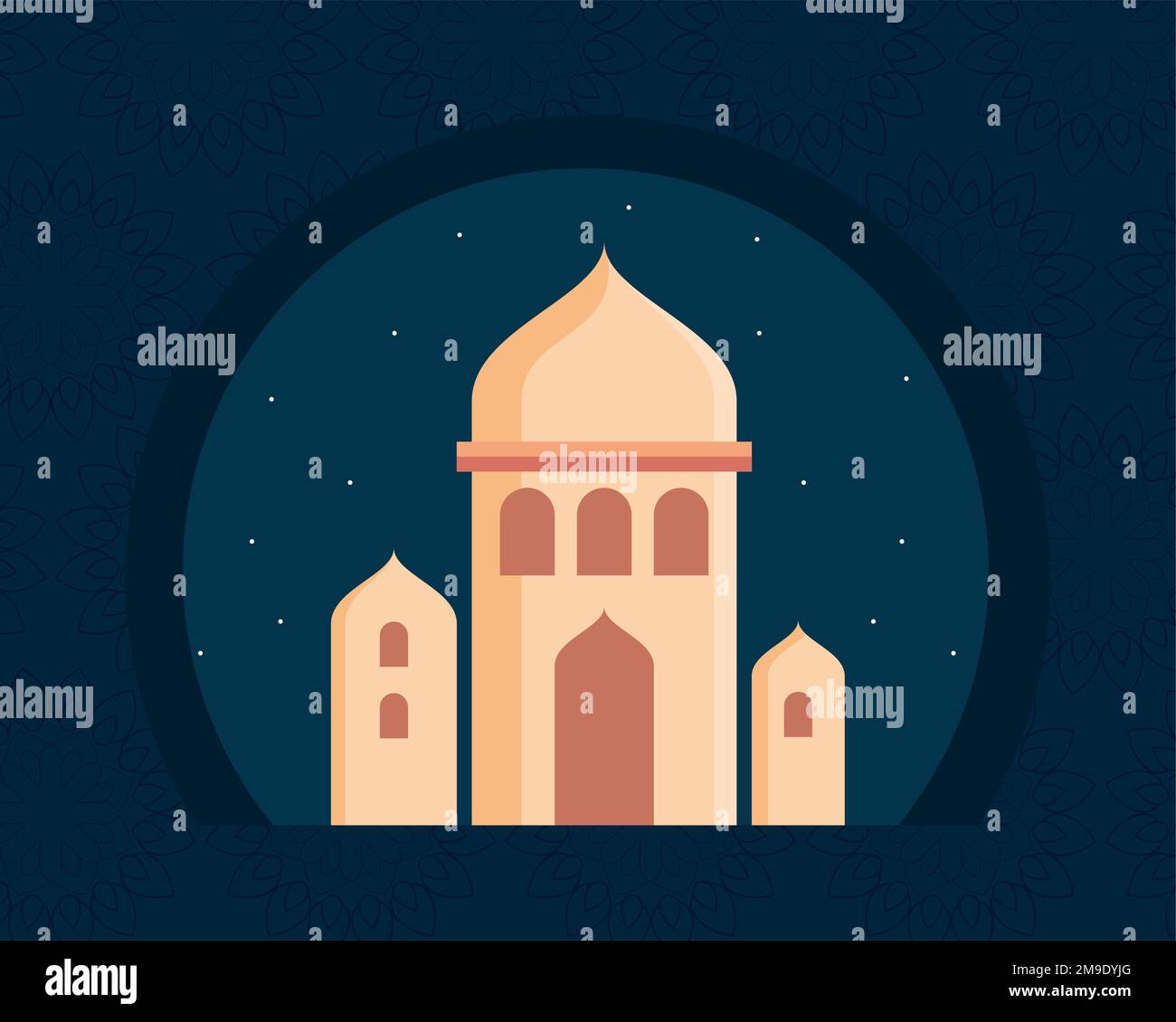 muslim mosque temple facade Stock Vector Image & Art - Alamy