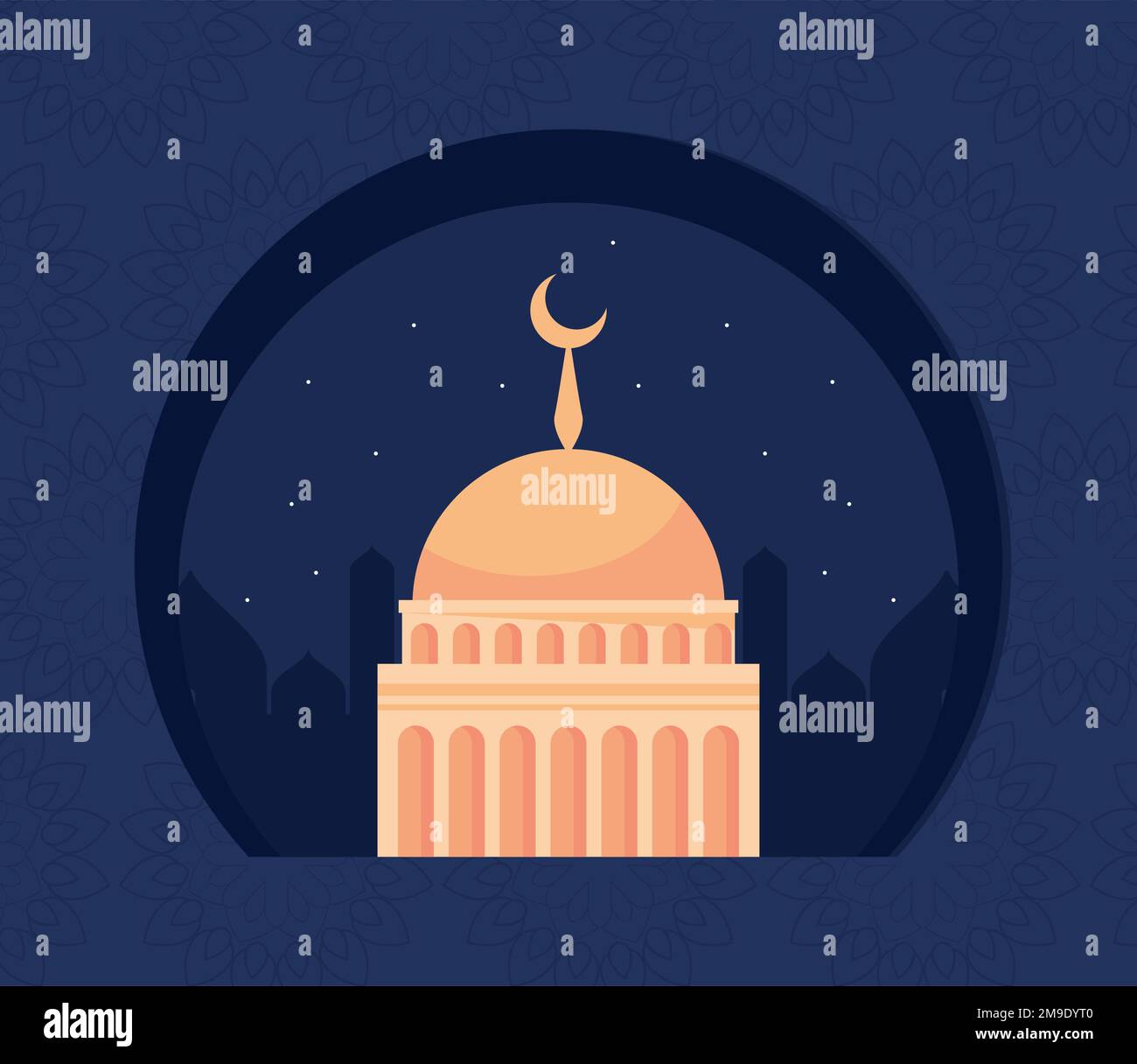 muslim mosque tower Stock Vector Image & Art - Alamy