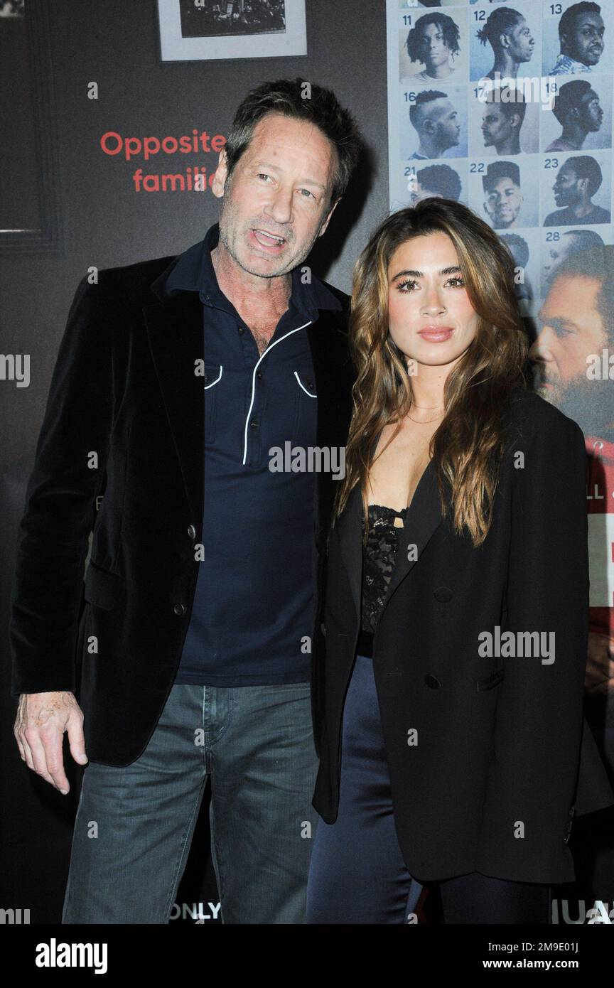 Los Angeles, CA. 17th Jan, 2023. David Duchovny, Monique Pendleberry at ...