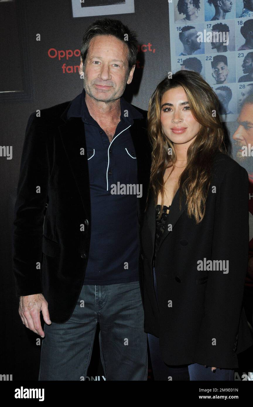 Los Angeles, CA. 17th Jan, 2023. David Duchovny, Monique Pendleberry at ...