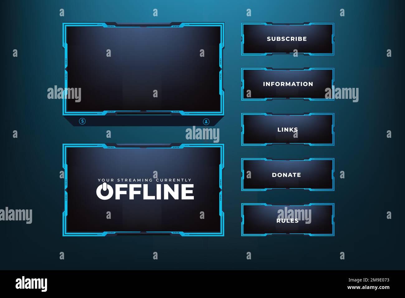 Broadcast border design hi-res stock photography and images - Alamy