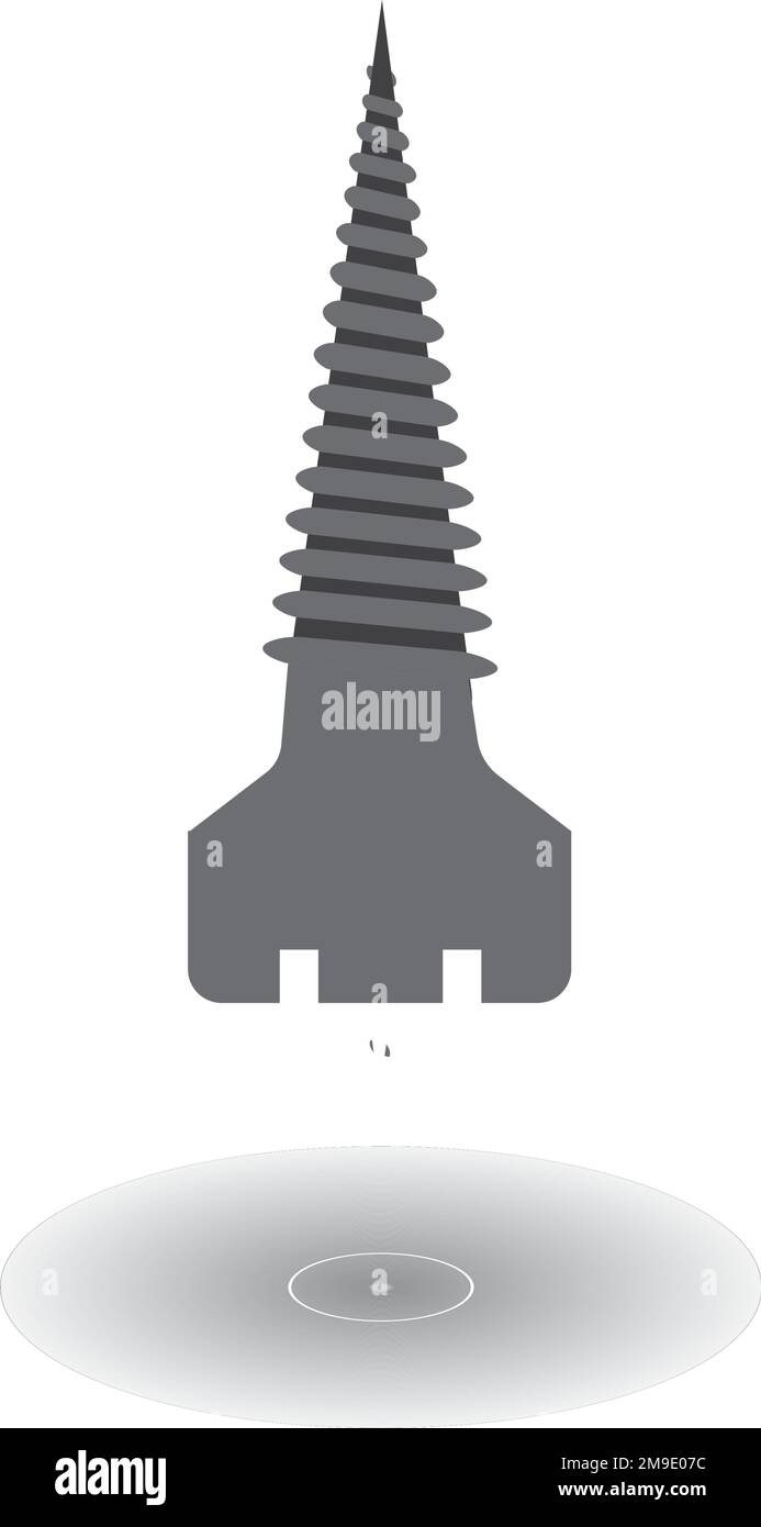screw logo vector illustration design Stock Vector Image & Art - Alamy