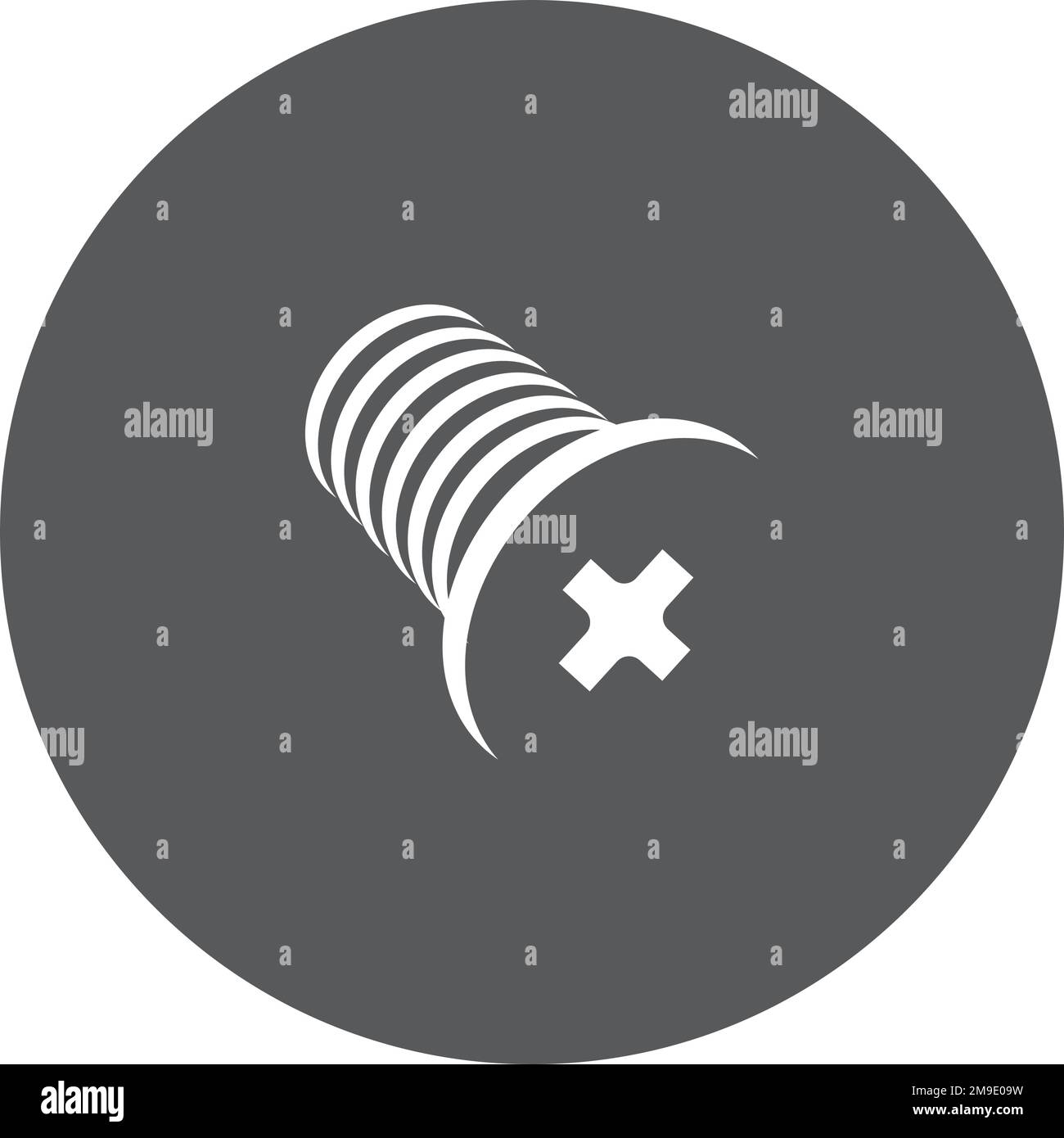 screw logo vector illustration design Stock Vector Image & Art - Alamy