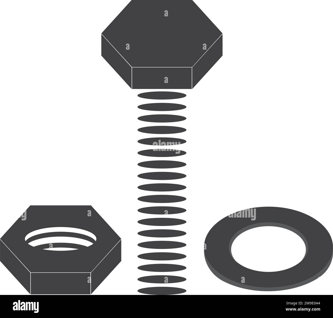 nut and bolt logo vector template Stock Vector Image & Art - Alamy