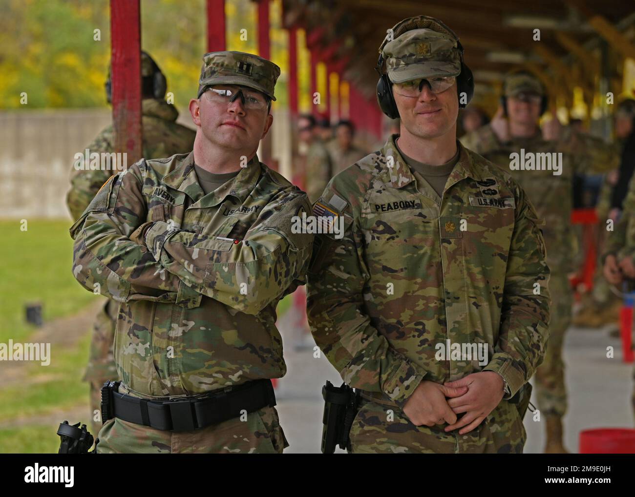 U.S. Soldiers with the 42nd Military Police Brigade pose for a photo ...