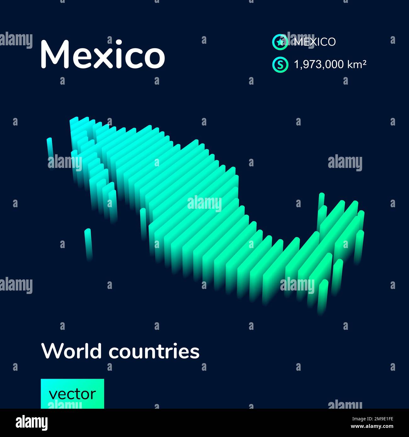 Latin america map in color hi-res stock photography and images - Alamy