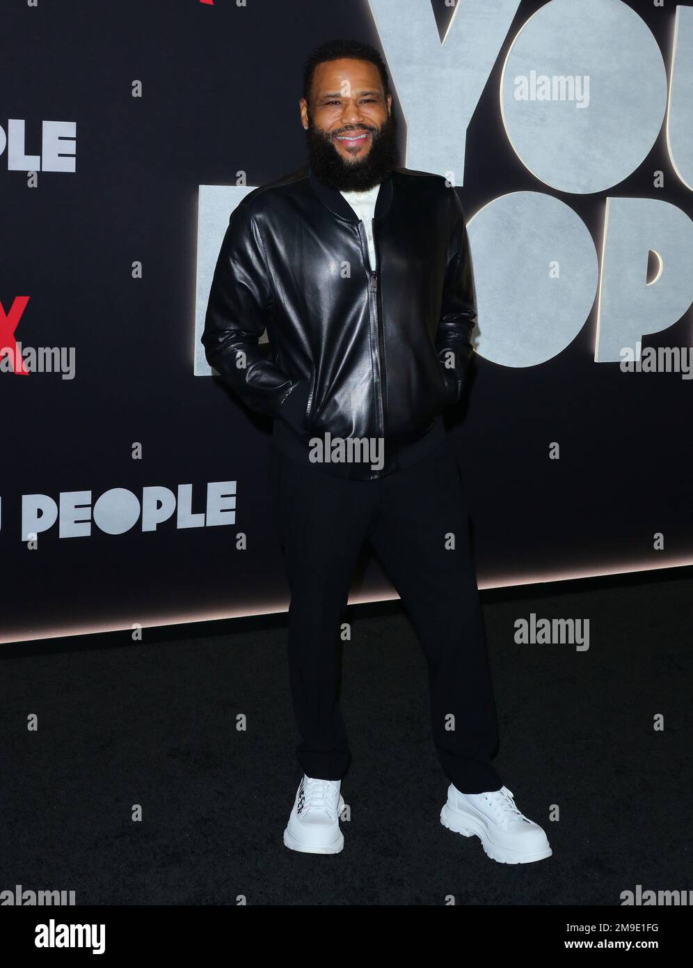 Anthony Anderson arrives at YOU PEOPLE Los Angeles Premiere held at The ...