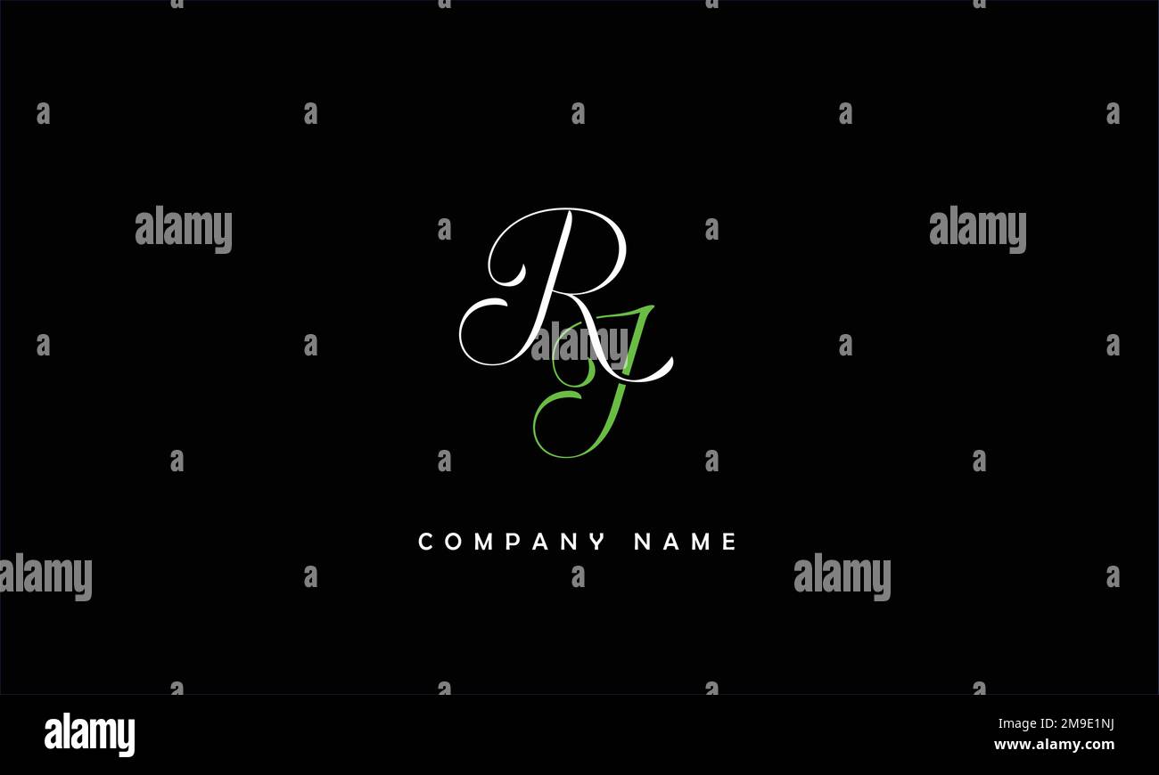 RJ, JR Abstract Letters Logo Monogram Stock Vector Image & Art - Alamy
