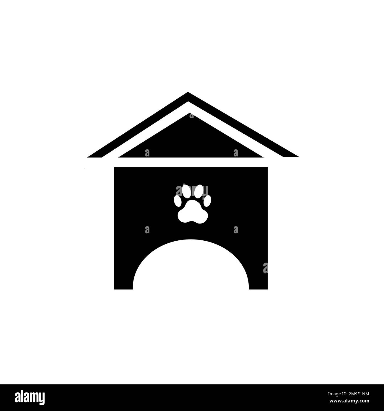 Pet shelter icon. Linear vector illustration from pet shop collection ...