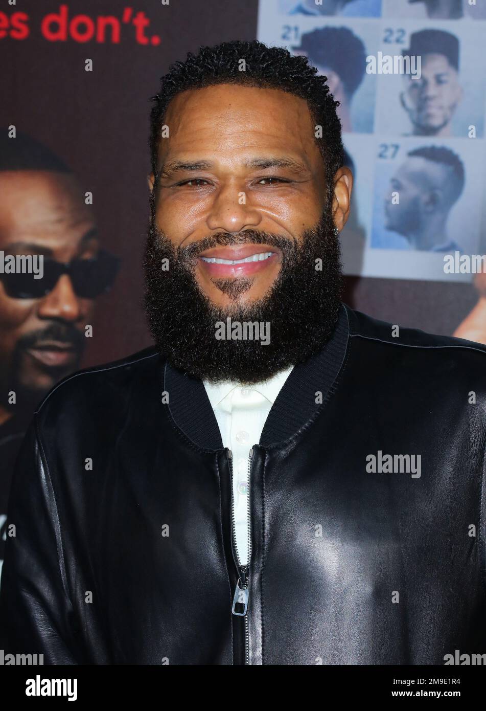 Anthony Anderson arrives at YOU PEOPLE Los Angeles Premiere held at The ...