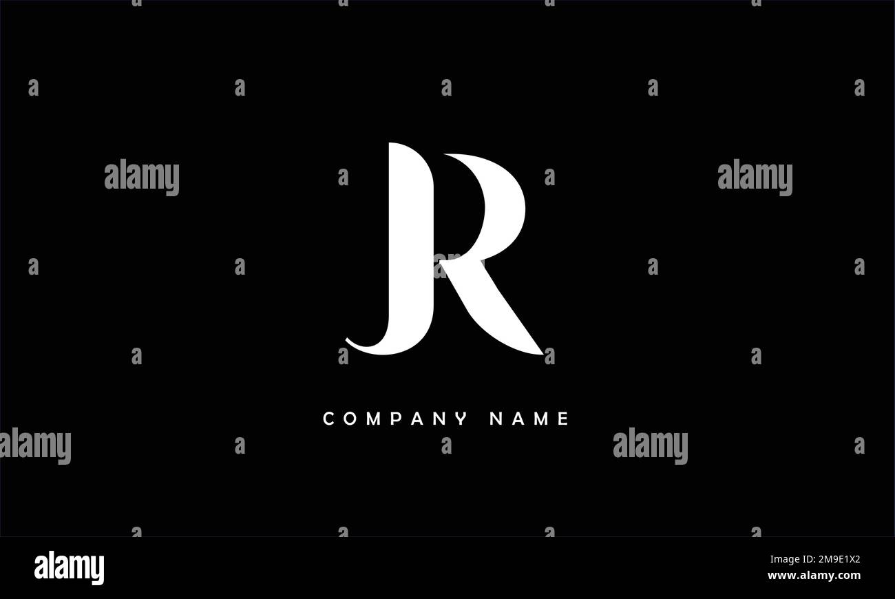 RJ, JR Abstract Letters Logo Monogram Stock Vector Image & Art - Alamy