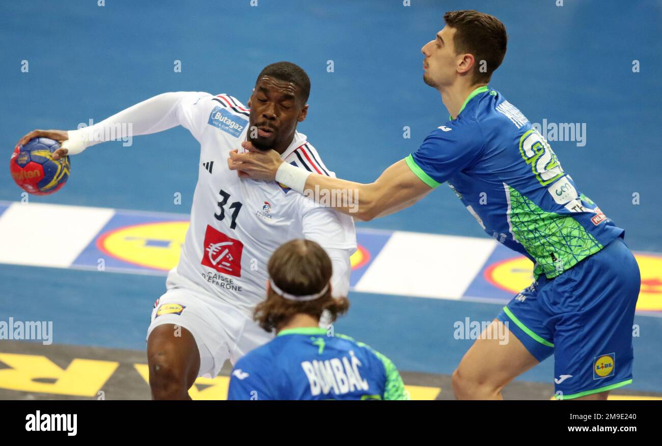Dylan Nahi of France Slovenia vs France 28th IHF Men`s Handball World ...