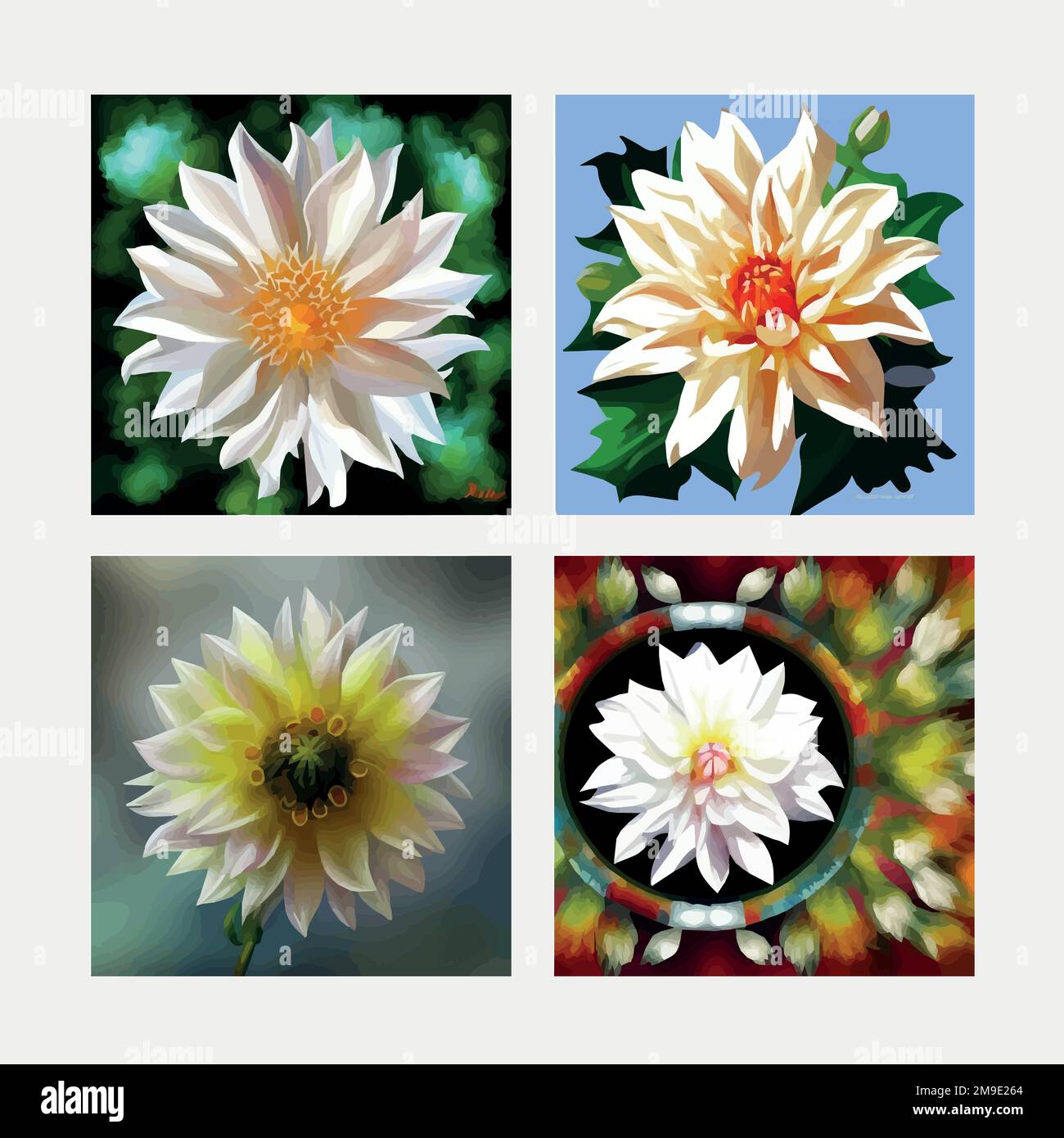 Flower fascinating Stock Vector Images - Alamy