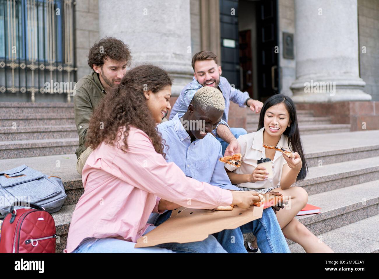 University students food delivery hi-res stock photography and images ...