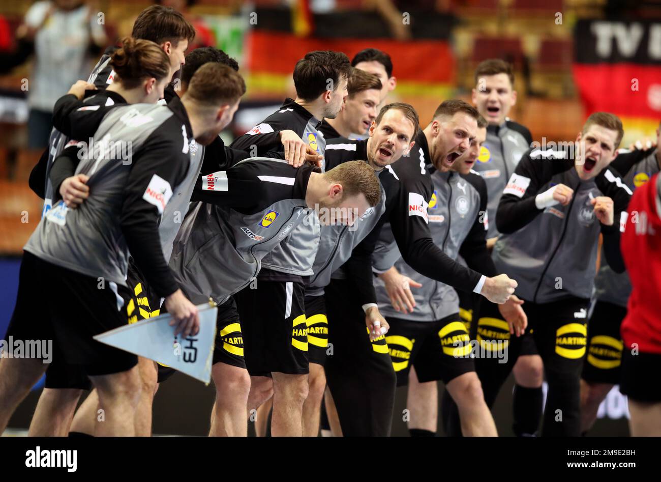 Team Deutschland Germany vs Serbia 28th IHF Men`s Handball World ...