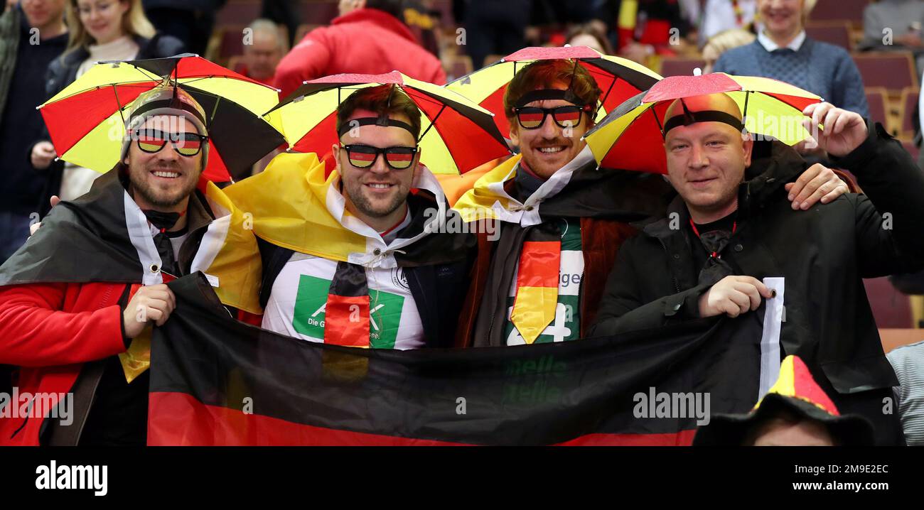 Fans Deutschland Germany vs Serbia 28th IHF Men`s Handball World ...