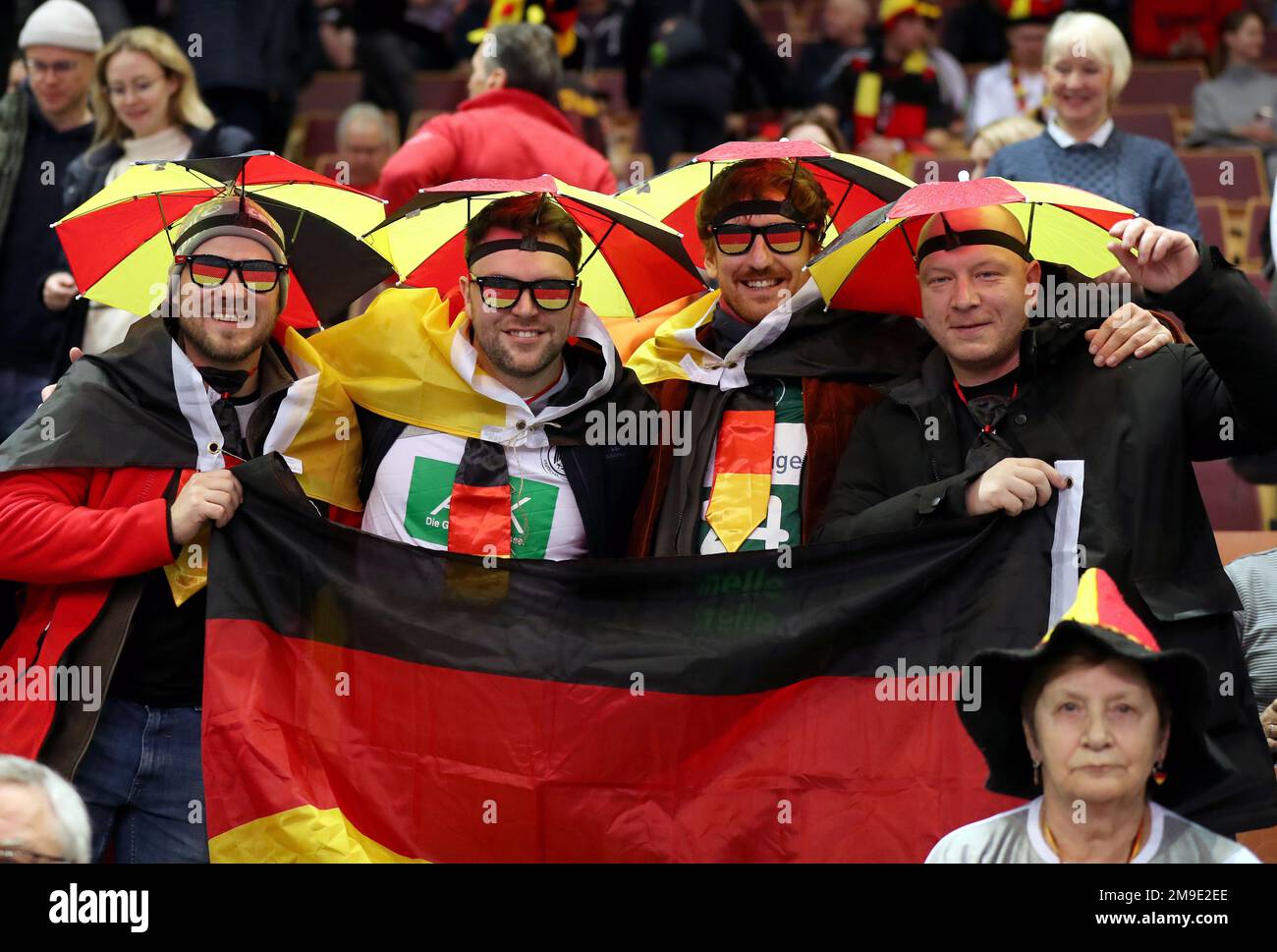 Fans Deutschland Germany vs Serbia 28th IHF Men`s Handball World ...