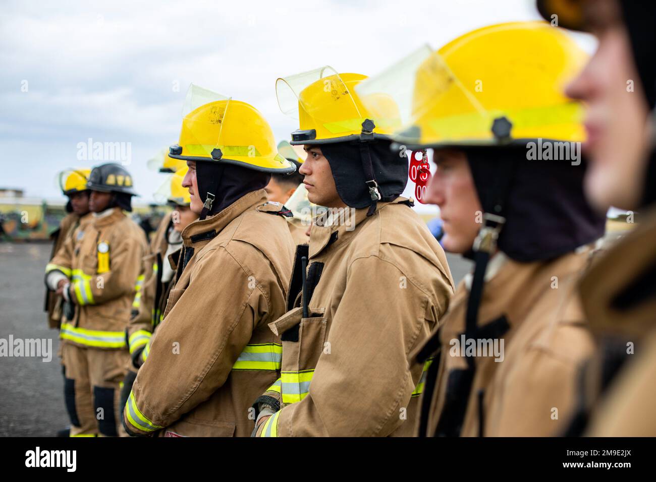U.S. Marines with Aircraft Rescue and Firefighting, Marine Corps Air ...