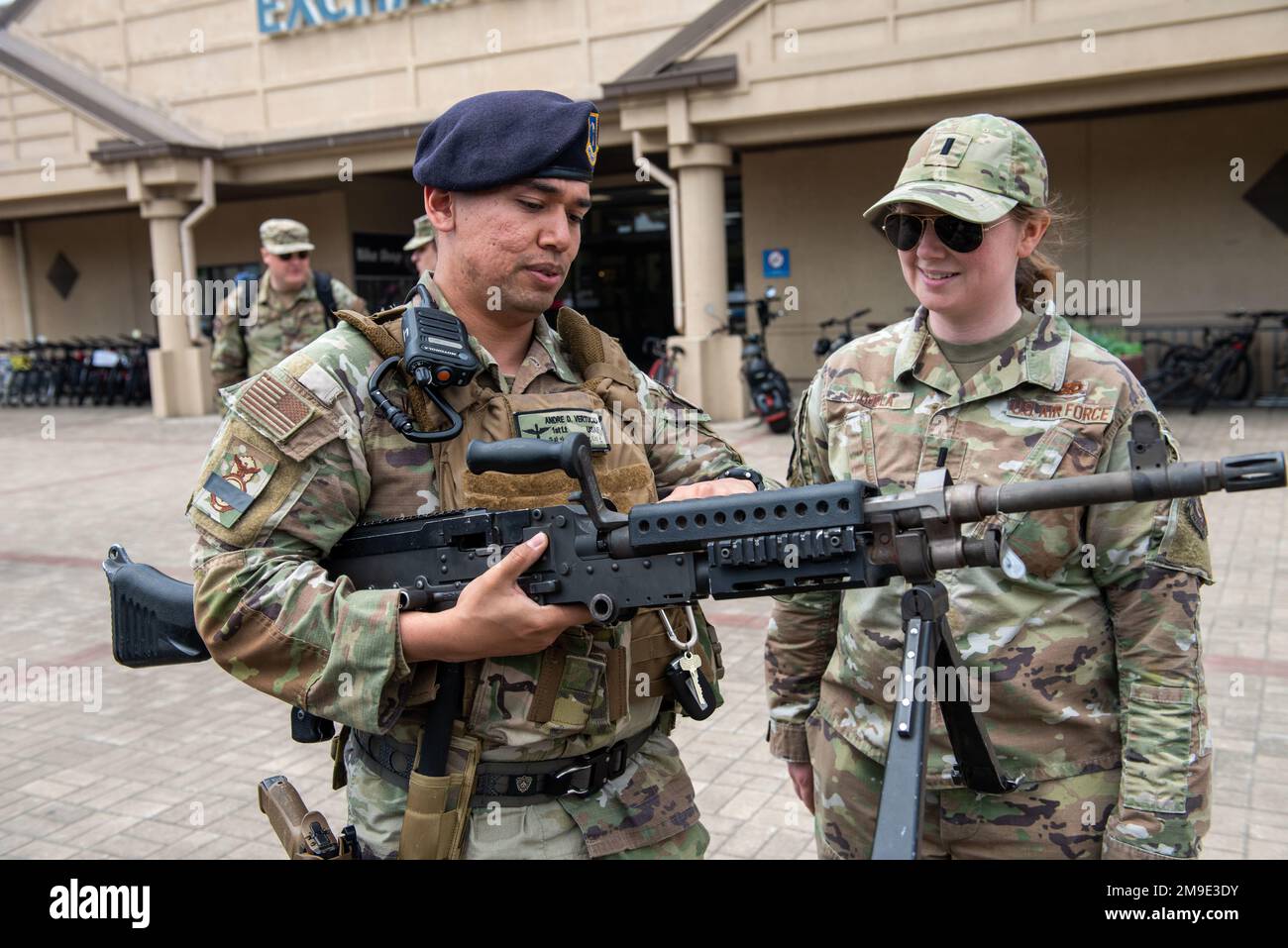 First Lt. Andre Vertucio, 8th Security Forces Squadron flight commander ...