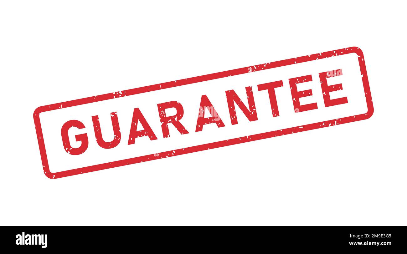 Grunge Guarantee word rubber stamp. Guarantee sign sticker set. Grunge ...