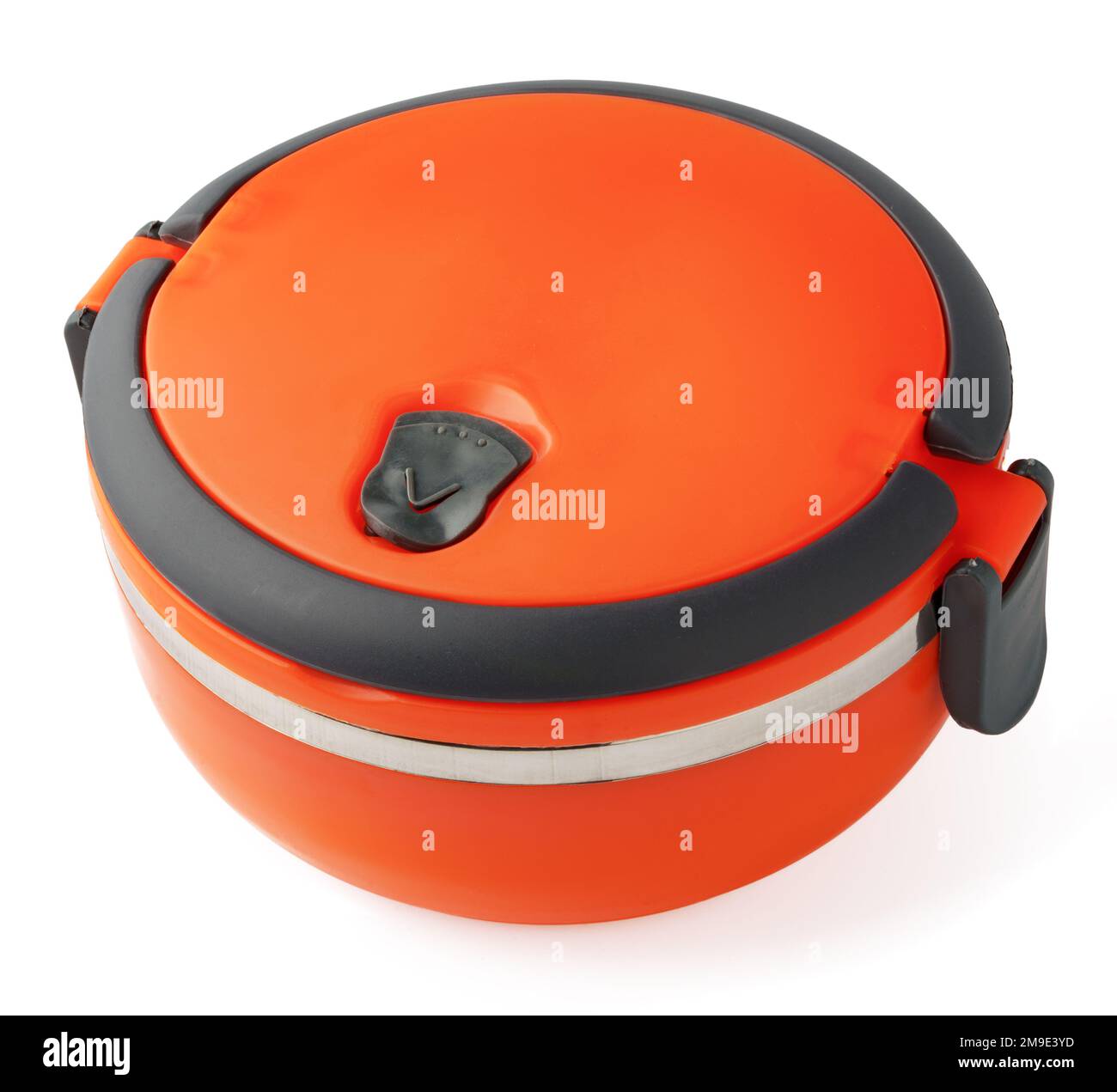 Empty food container isolated on white background Stock Photo - Alamy