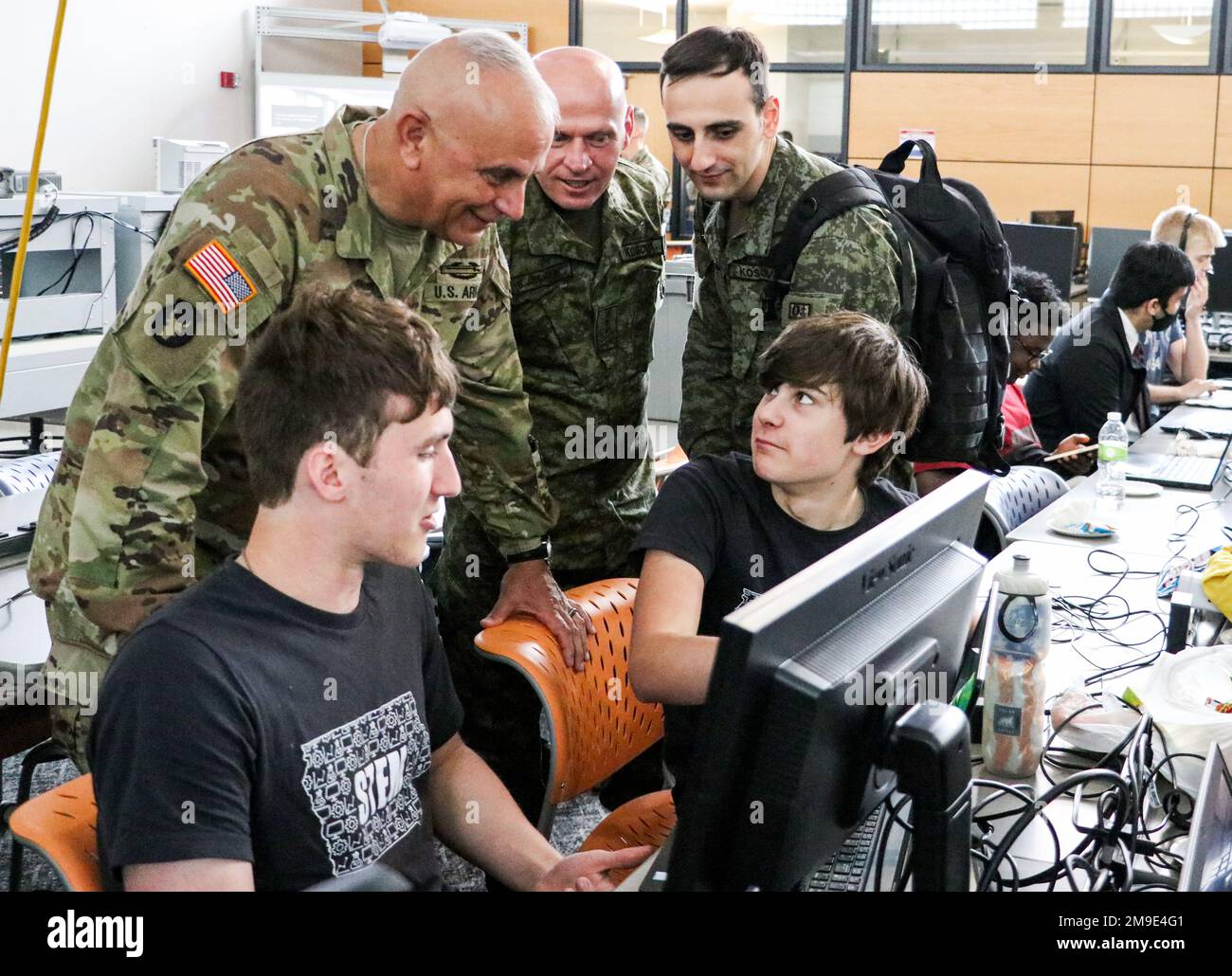 Maj. Gen. Ben Corell, Adjutant General of the Iowa National Guard, and ...