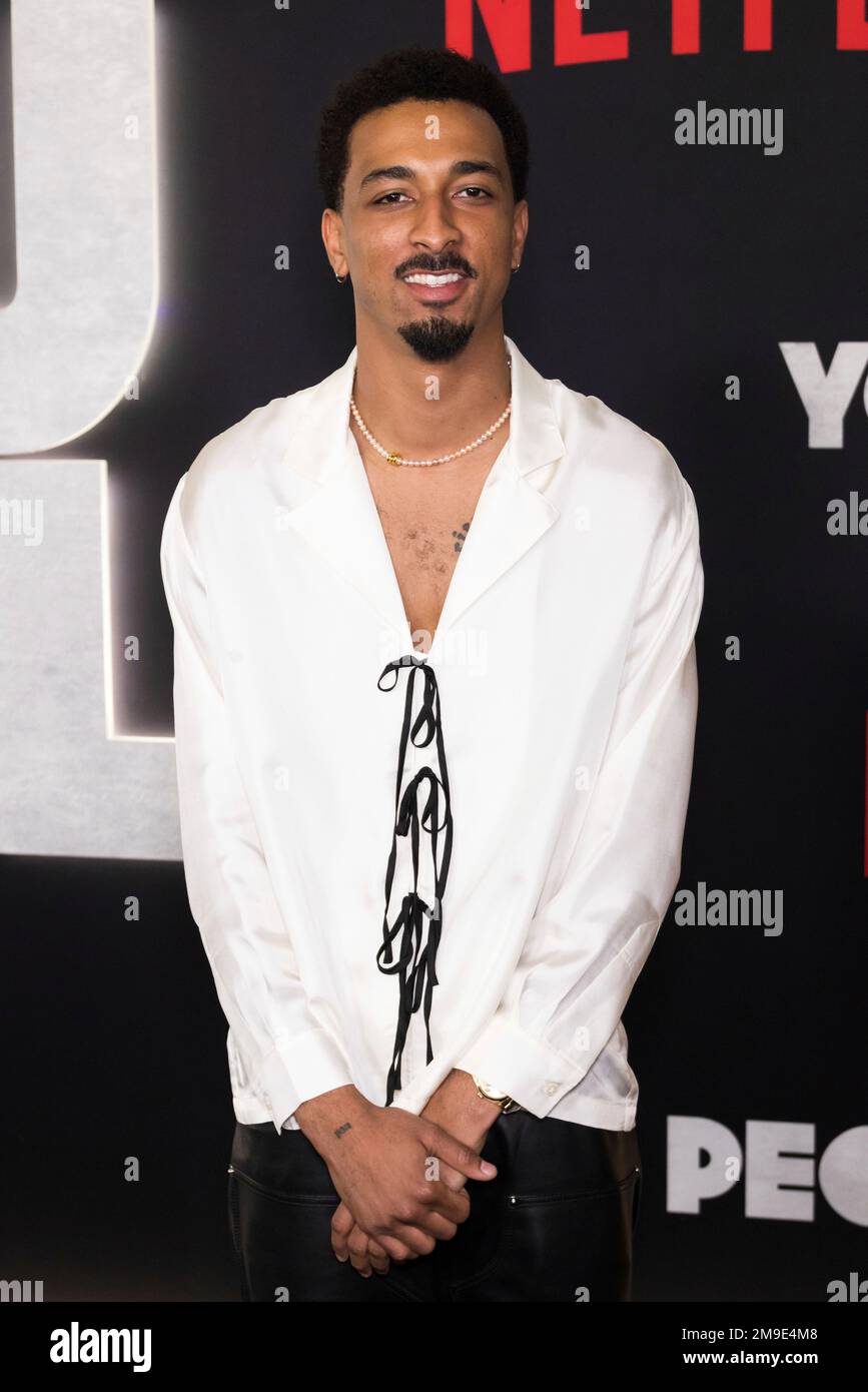 Travis Bennett arrives at the premiere of Netflix's "You People" on ...