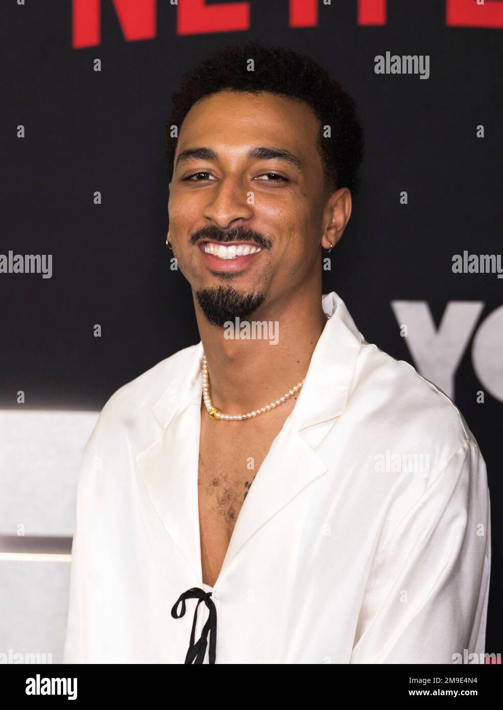 Travis Bennett arrives at the premiere of Netflix's "You People" on ...