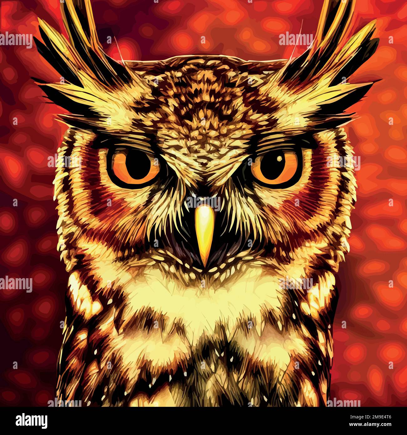 Beautiful eagle forest Stock Vector Images - Alamy