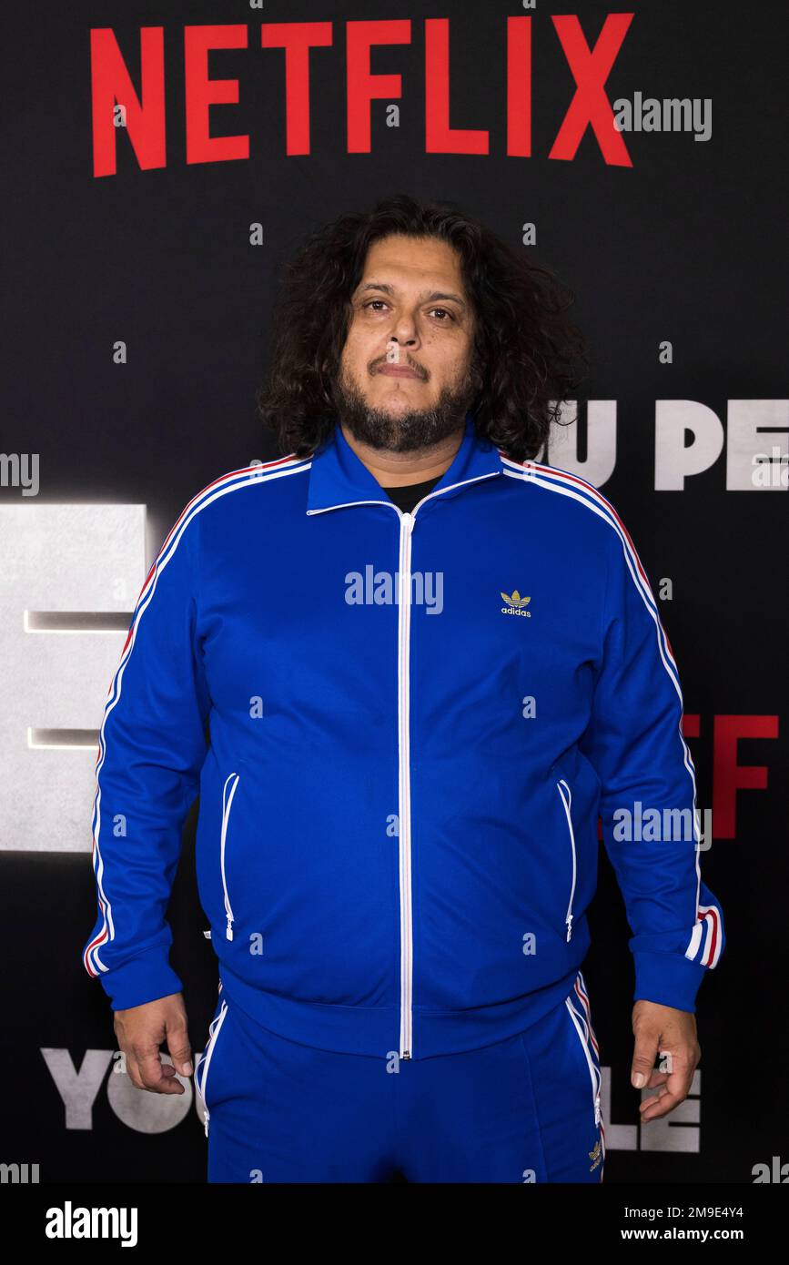 Felipe Esparza arrives at the premiere of Netflix's "You People" on ...