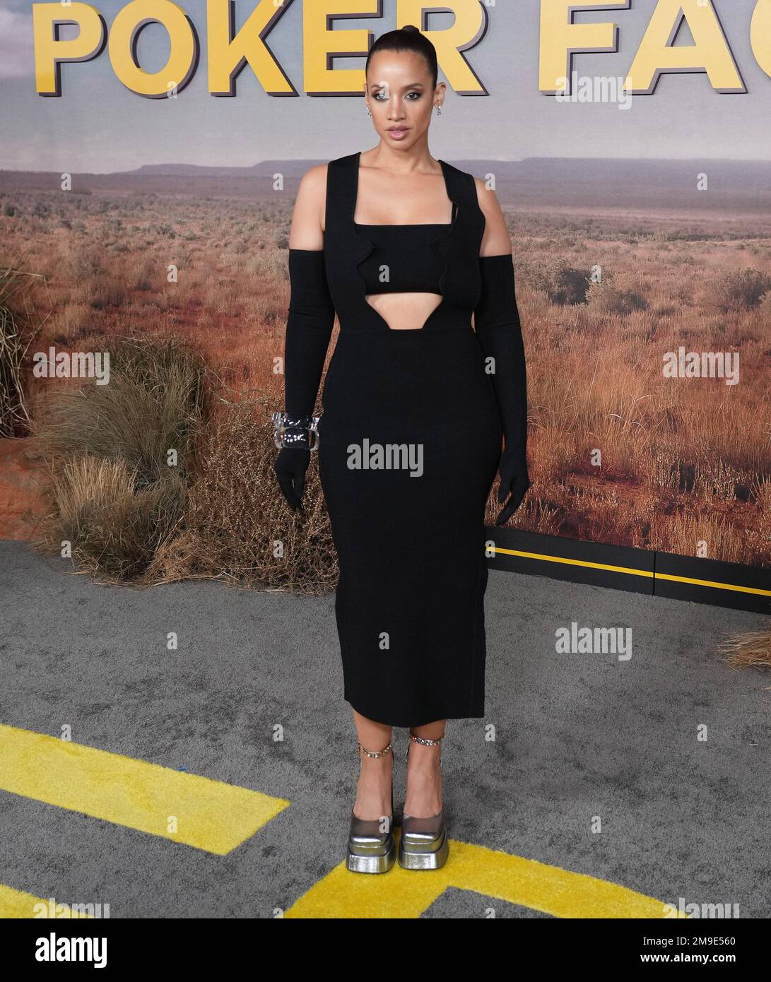Los Angeles, USA. 17th Jan, 2023. Dascha Polanco arrives at the Peacock ...