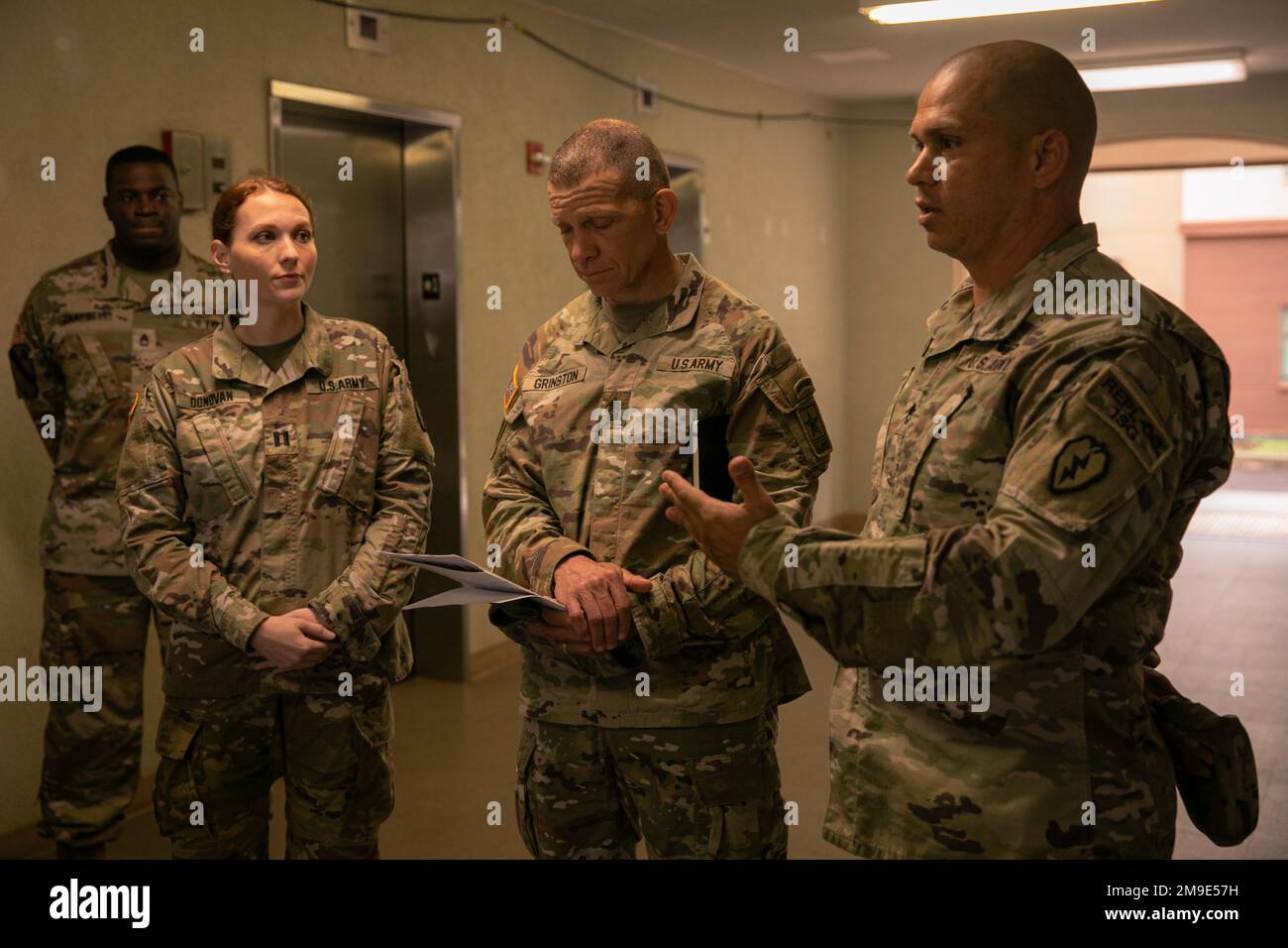 Sgt. Maj. of the Army Michael A. Grinston, and Soldiers from ...