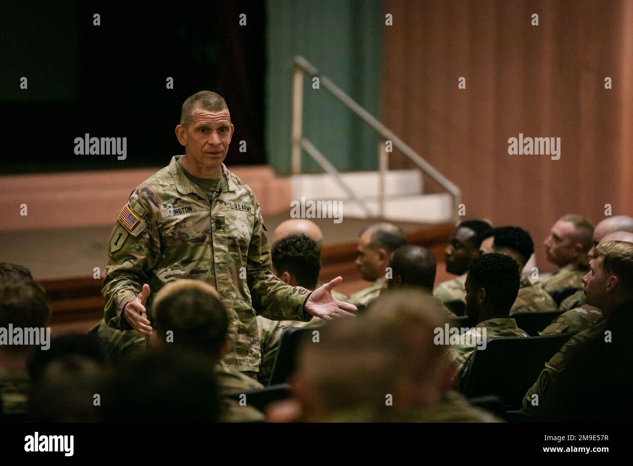 Sgt. Maj. of the Army Michael A. Grinston discusses Army initiatives ...