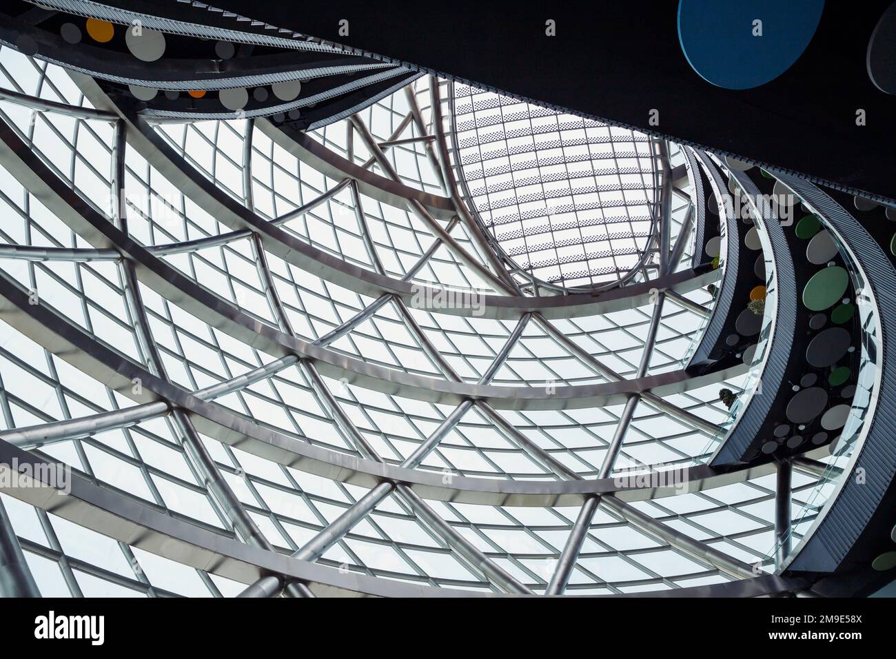 Astana, Kazakhstan - 10.22.2022: Glass cupola of Nur-Alem sphere in ...