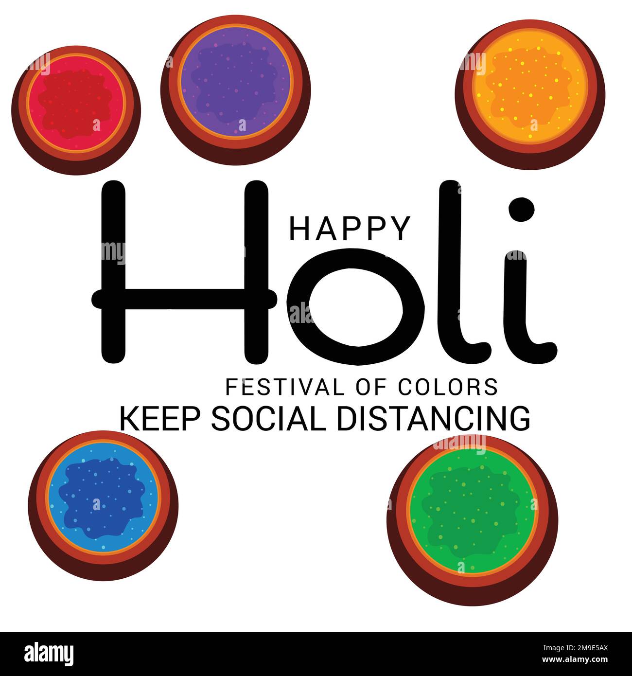 A Vector illustration design of Happy Holi Indian Hindu festival of ...