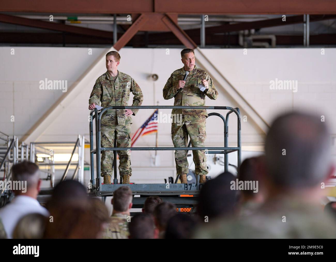 Col. Britt Watson, 172nd Airlift Wing commander, and Chief Master Sgt ...