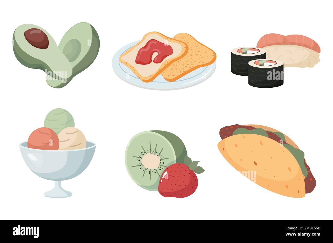 Pizzeria ice cream Cut Out Stock Images & Pictures - Alamy